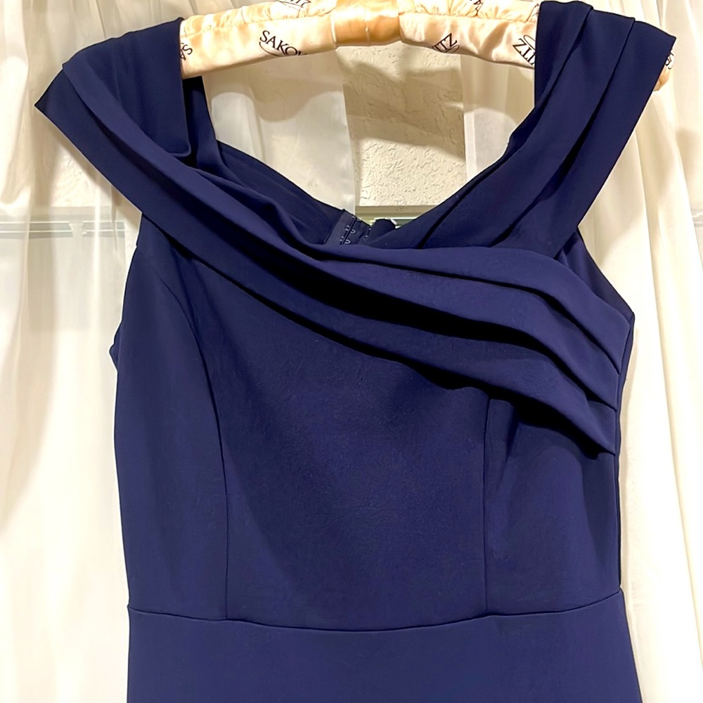 Navy Mermaid Evening Gown - Gem